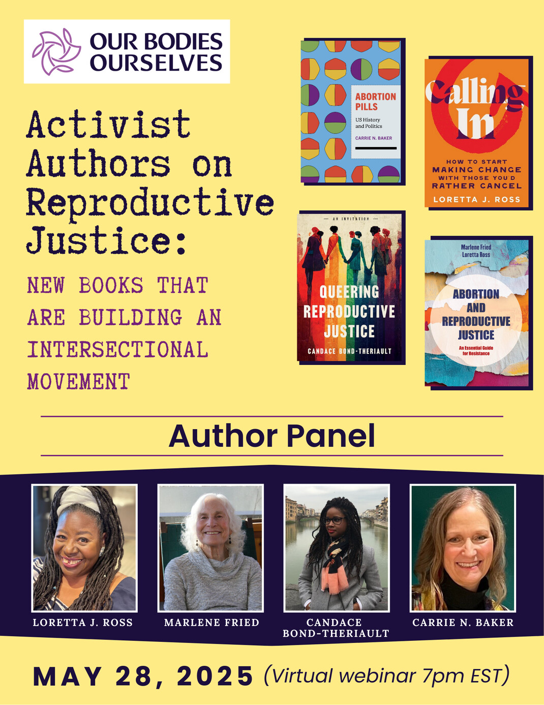 Activist Authors on Reproductive Justice: New Books that are Building ...